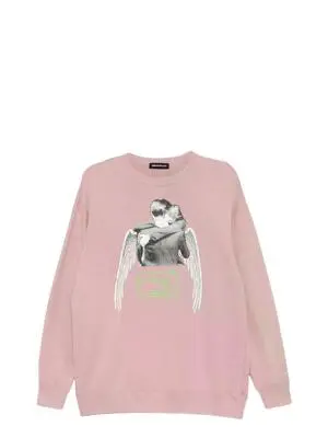 UNDERCOVERISM Printed Crewneck Sweatshirt - Pink