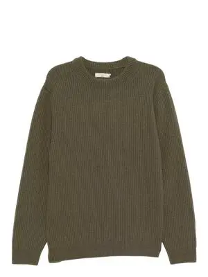 Nudie Jeans Rib Knit Jumper - Green