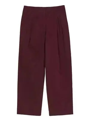 Bimba Y Lola Pleated-front Trousers - Red