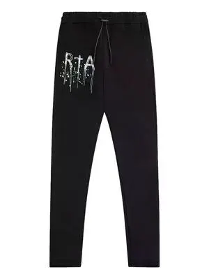 RtA Logo-print Track Pants - Black