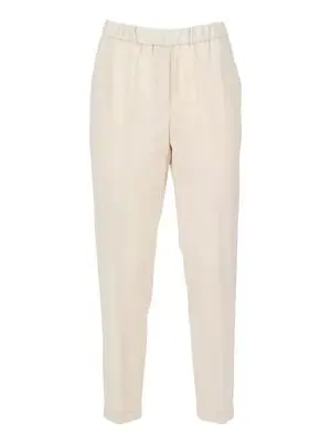 Antonelli Firenze Elasticated-waist Trousers - Neutrals