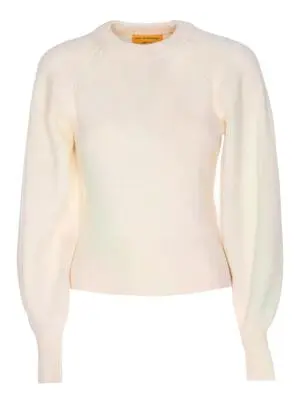 Guest In Residence Raglan-sleeve Cashmere Top - White