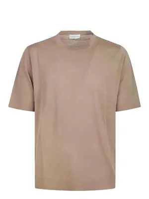 BALLANTYNE Short-sleeved Cotton T-shirt - Brown