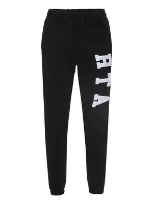 RtA Owen Collegiate Logo Track Pants - Black
