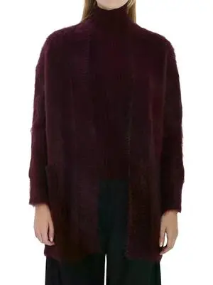 Max Mara Open-front Cardigan - Red
