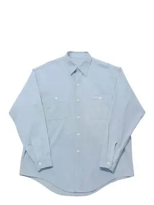 KAPTAIN SUNSHINE Double-pocket Long-sleeved Shirt - Blue