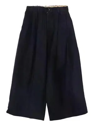 UMA WANG Pleated Trousers - Blue