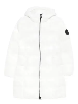 SAVE THE DUCK Hooded Quilted Coat - White