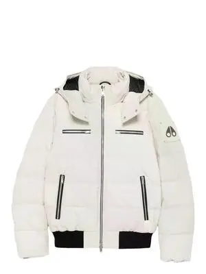 Moose Knuckles Cloud Bomber Jacket - White