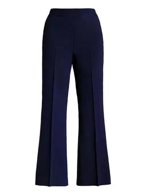 HIGH SPORT Kick Pleated-front Flared Trousers - Blue