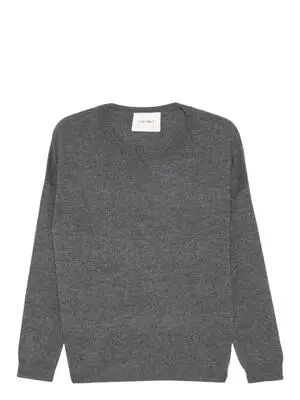 LISA YANG Round-Neck Long-Sleeve Cashmere Sweater