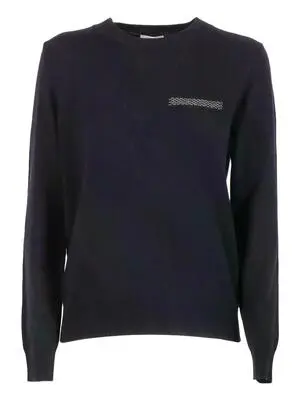 PESERICO Crew-Neck Long-Sleeve Sweater