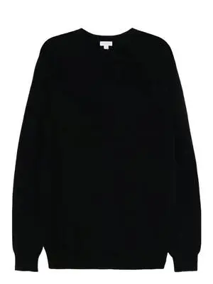 Sunspel Wool Jumper - Black