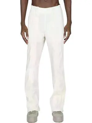 POST ARCHIVE FACTION Zip-detail Trousers - White