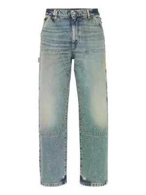 Philipp Plein Double-pocket Distressed Jeans - Blue