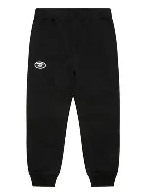 AAPE BY *A BATHING APE® Embroidered-logo Cuffed Track Pants - Black