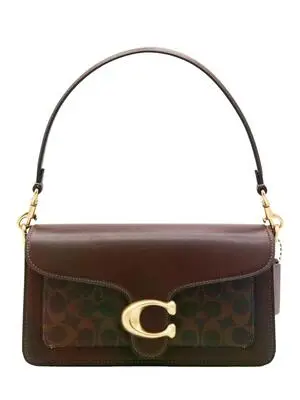 COACH Tabby Monogram Shoulder Bag - Brown