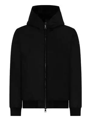 DUNO Hooded Bomber Jacket - Black