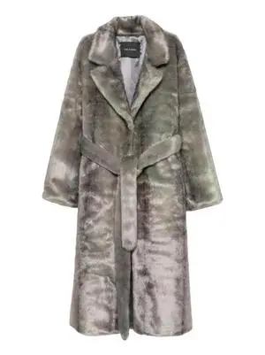 THELAURENT Belted Coat - Grey