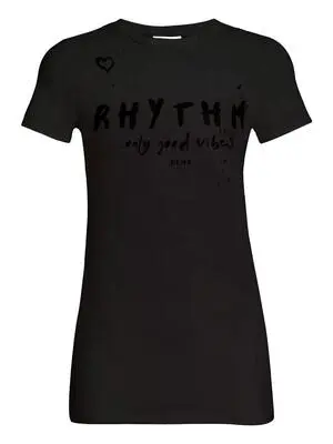 DEHA Rhythm Printed T-shirt - Black