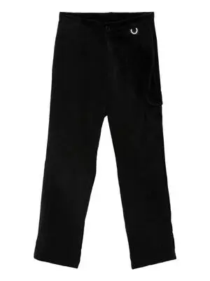 FAMILY FIRST Corduroy Cargo Trousers - Black