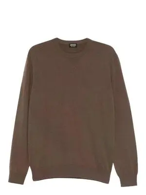 Zegna Long-sleeve Sweater - Brown