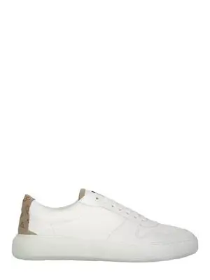 Herno Leather-panelled Low-top Sneakers - White
