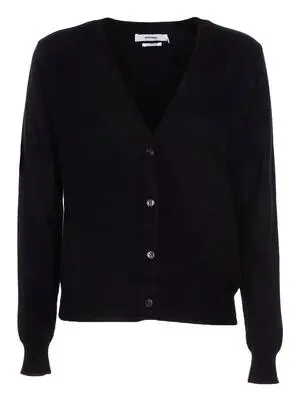 NOT SHY Button-front Pocket Cardigan - Black