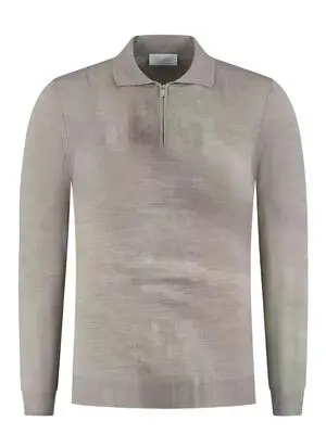 Marco Pescarolo Polo-collar Half-zip Sweater - Neutrals