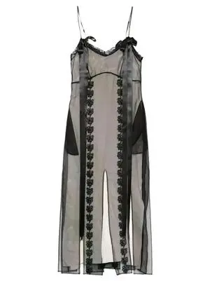 Simone Rocha Multi-split Maxi Dress - Black