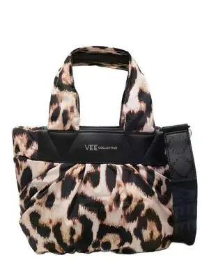 VEECOLLECTIVE Leopard-print Quilted Tote Bag - Neutrals