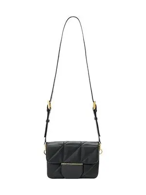 ALLSAINTS Jupiter Quilted Crossbody - Black