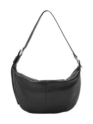 ALLSAINTS Luna Shoulder Bag - Black/silver