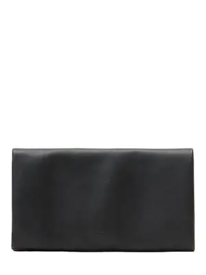 ALLSAINTS Harluna Leather Clutch - Black