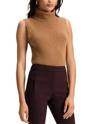 Veronica Beard Mazzy Cashmere Sweater - Dark Acorn