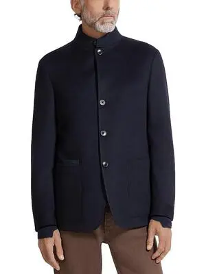 Zegna Oasi Cashmere Il Conte Jacket - Navy Blue