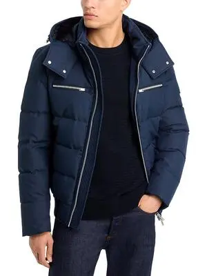Moose Knuckles Cloud Down Bomber Jacket - Navy