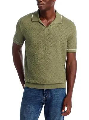 BOSS Irenzo Knit Polo Shirt Medium Green