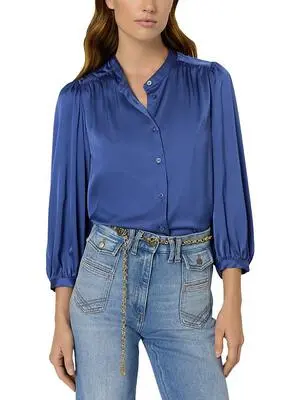 Gerard Darel Alicia Button-up Shirt - Blue