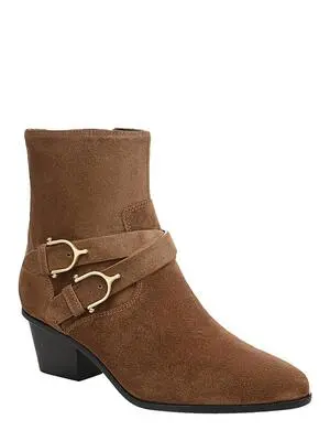 Veronica Beard Ashby Zip Booties - Hazelwood