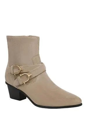 Veronica Beard Ashby Zip Booties - Sand