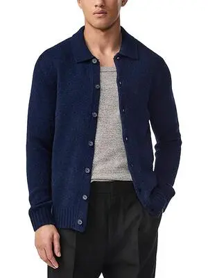 Nn07 Lee Polo Cardigan - Navy Blue