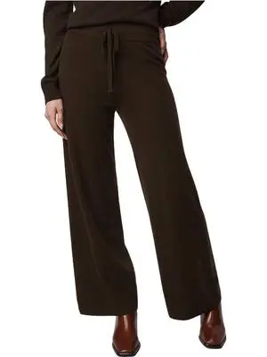 Splendid Tori Cashmere Wide Leg Pant - Chocolate