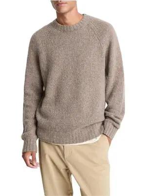 Vince Donegal Cashmere Raglan-sleeve Sweater - Multicolor