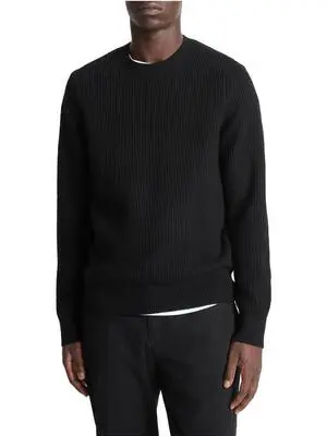 Vince Shaker Wool-cashmere Sweater - Black