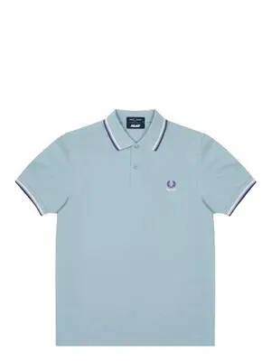 PALACE Fred Perry Shirt - Dusty Blue