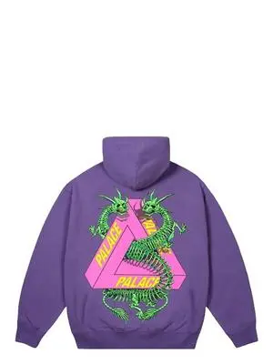 PALACE Dragon Bones Tri Hood Purp