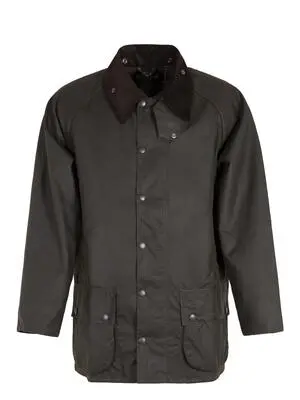 Barbour Beaufort Waxed Cotton Jacket - Green