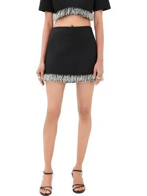 Simkhai Dua Mini Skirt - Black