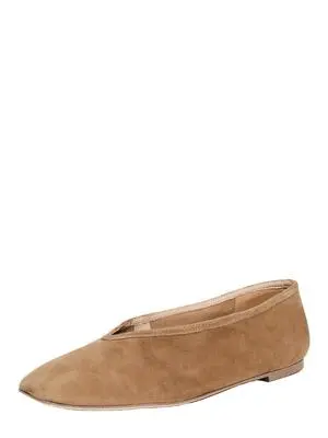 TONY BIANCO Bianca Suede Flats - Taupe Suede